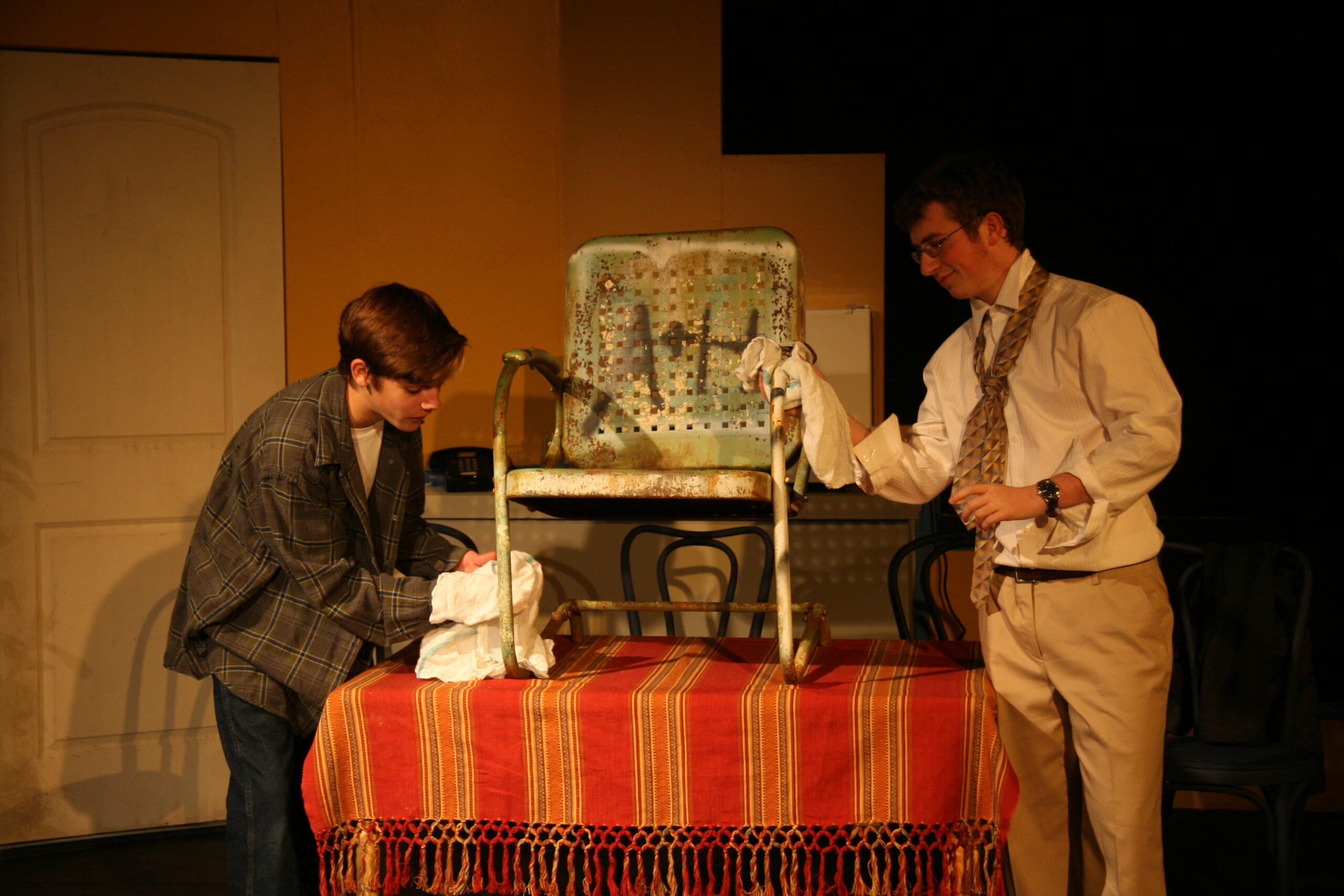 Drama program planning for third student production – The Saratoga Falcon